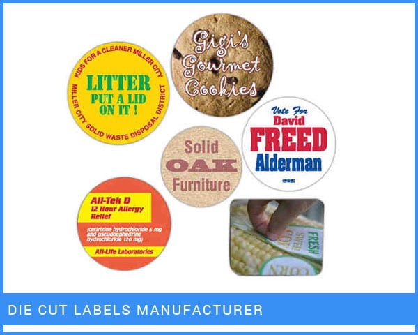 Die Cut Labels: Industrial Labels Manufacturer, Supplier in India