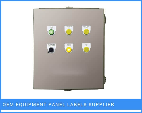 OEM Equipment Panel Labels, Control Panel Label Supplier, Ahme